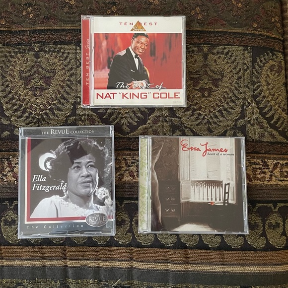 Other | Set Of 3 Amazing Cds Nat King Cole Ella Fitzgerald Etta James ...